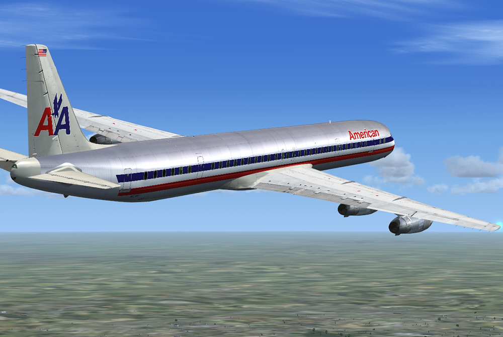 DC-8 Jetliner 50-70 'What if?' Livery Pack | Aerosoft Shop